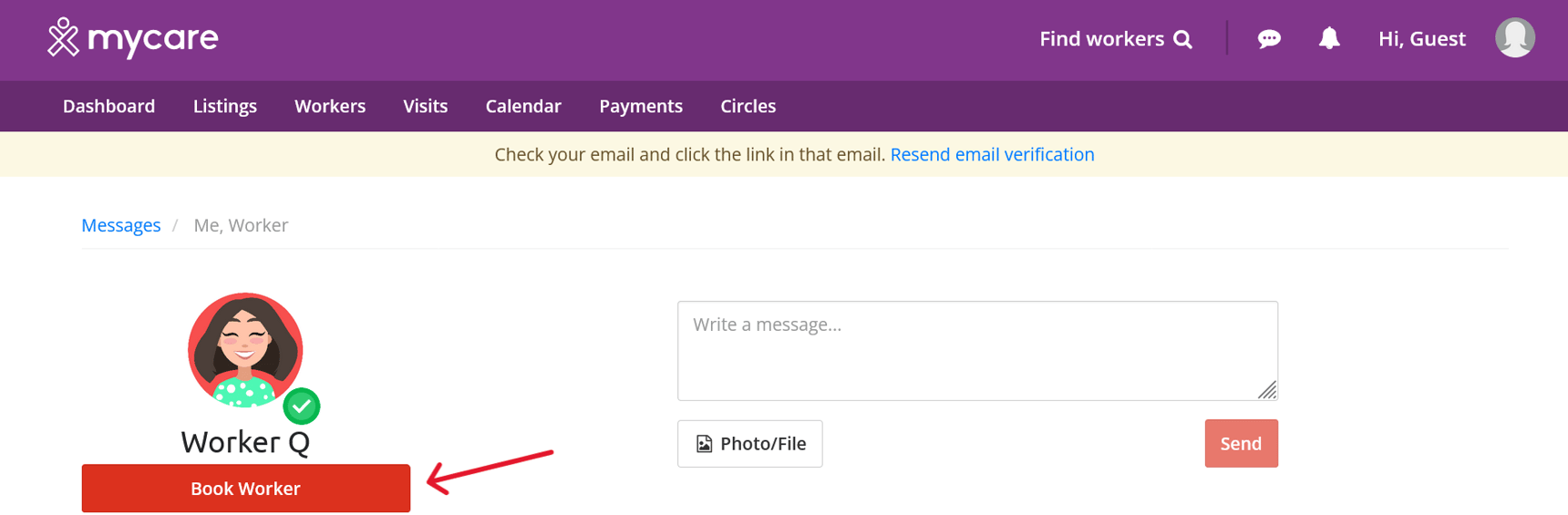 Booking your care and support